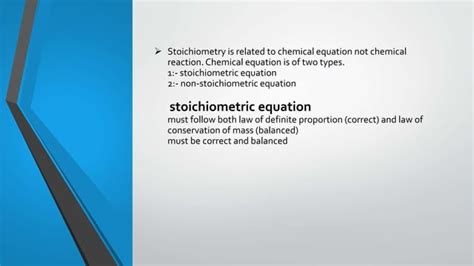 Chapter 1 Stoichiometry PPT