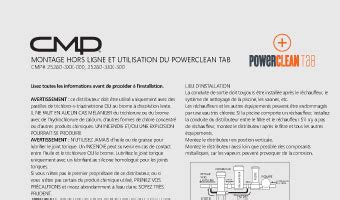 Powerclean® Ultra Offline Instructions French Français Cmp
