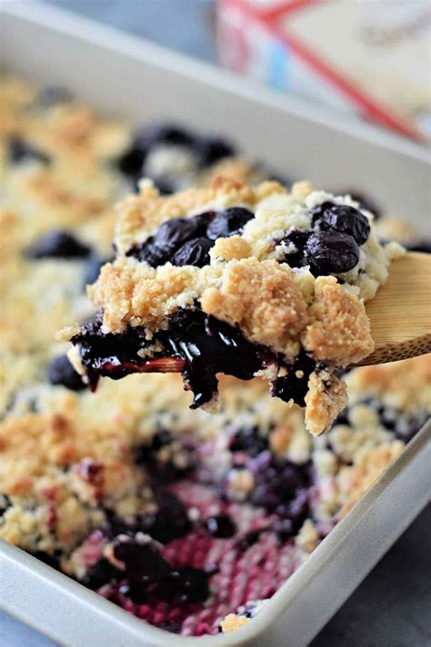 Blueberry Cobbler With Cake Mix Blueberry Cake Mix Dump Cake
