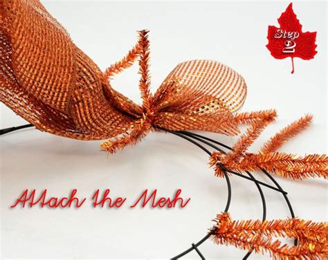 Fall Wreath Tutorial With New Tinsel Work Wreath Form Fall Wreath Tutorial Wreath Tutorial