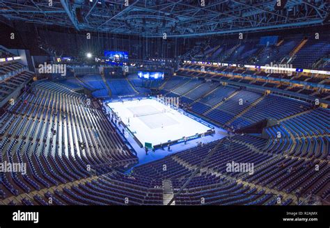 O2 Arena London Uk 18 November 2018 Centre Court At The O2 Gears Up For Finals Day Of The