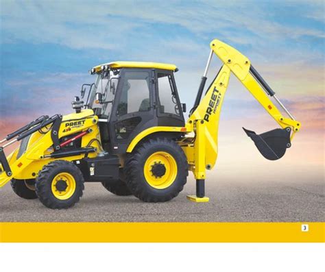 New Preet Hornett 4wd Backhoe Loader At Rs 3050000 In Mahoba Id