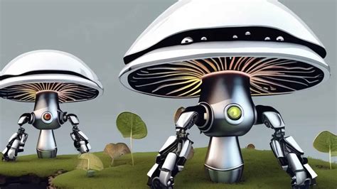 Cyborg Mushroom Moves On Its Own Giant Freakin Robot