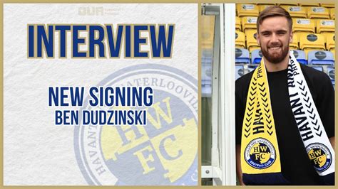 New Signing Ben Dudzinski Interview Havant And Waterlooville Fc