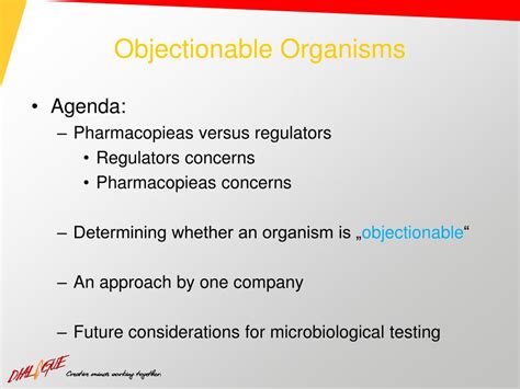 Ppt „objectionable Organisms“ Dr Robert Johnson Powerpoint