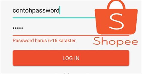 Contoh Password Dan Username Shopee Yang Benar Saat Mendaftar Tinkom