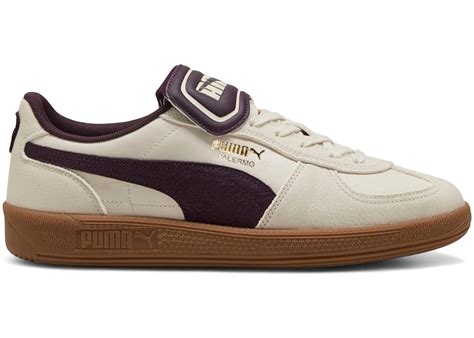 Puma Palermo Premium Alpine Snow Midnight Plum Mens 401744 04 Us