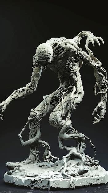 3d Model Abstract Art Of Shapeshifting Metamorphic Abstract Halloween Monster Mutation