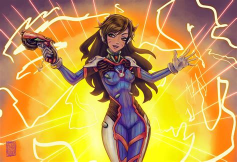 Overwatch D Va By Wlack On Deviantart