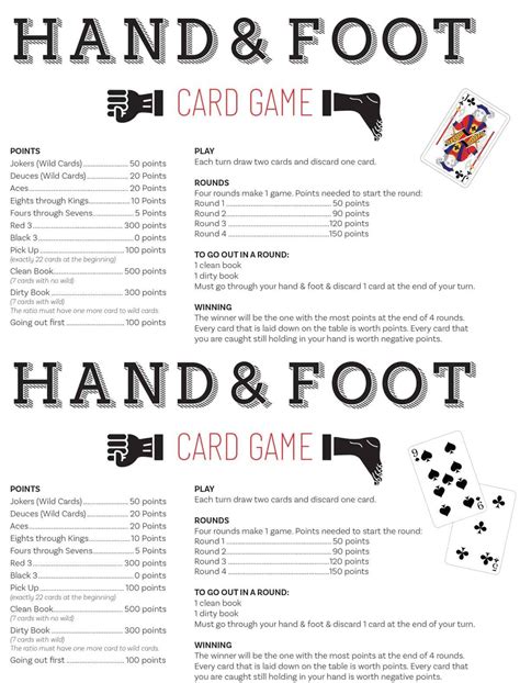 Free Printable Canasta Rules Free Printable Template