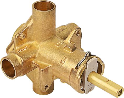 Moen Brass Posi Temp Pressure Balancing Tub And Shower Valve Four Port