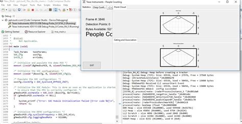 CCS IWR1642BOOST PPLCount CCS Code Not Showing PPLcount Detection