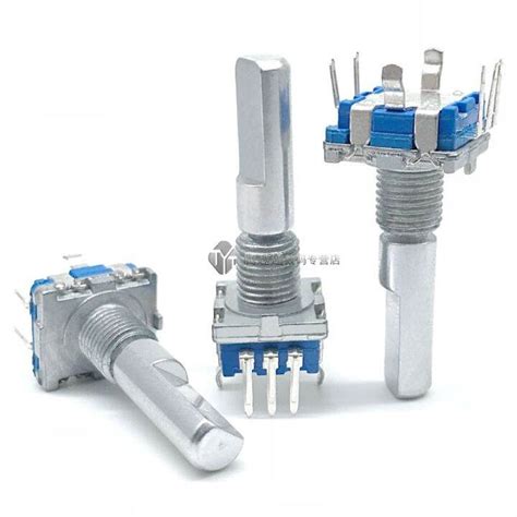 Ec11 Rotary Encoder With Push Switch 20 Positioning Pulse Audio Digital Potentiometer 5 Foot
