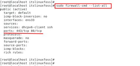 How To List Open Ports In Firewalld Its Linux Foss