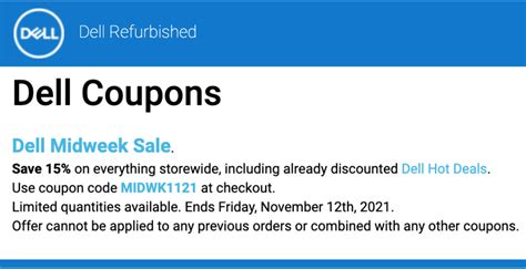 Dell Canada Pre Black Friday Midweek Deals Save 15 On Everything