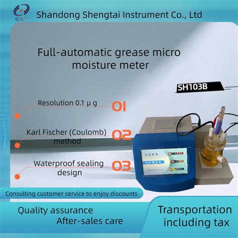 Automatic Lubricating Grease Trace Moisture Analyzer Double Circuit