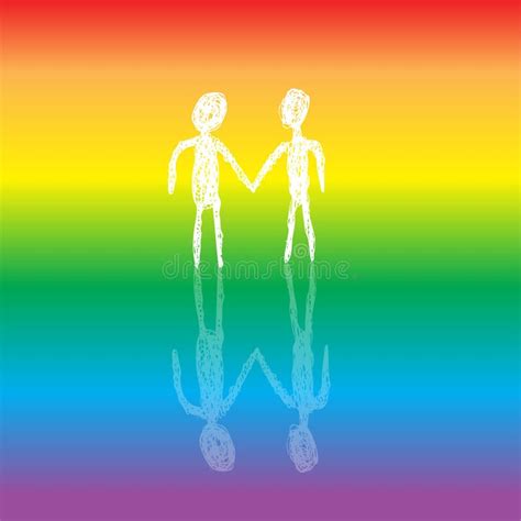 Same Sex Couple Stock Vector Illustration Of Close Bond 8581774