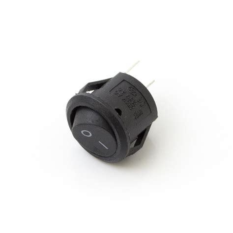 Rocker Switch Round 2 Pin On Off 14mm