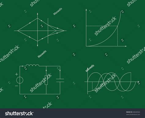 Blackboard Physics Stock Illustration 60646564