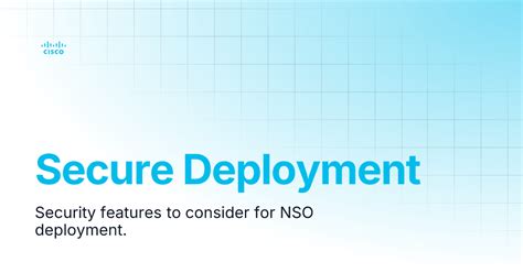 Secure Deployment Guides And References Nso 64 Cisco Crosswork Nso