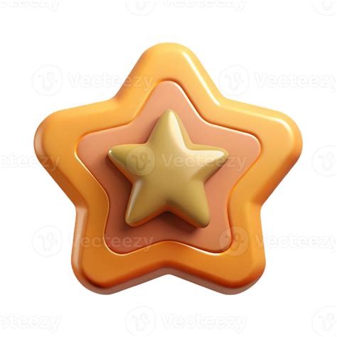 Serene Notable Star Badge Symmetrical Clean Lines Single Weight Stroke Flat Color With