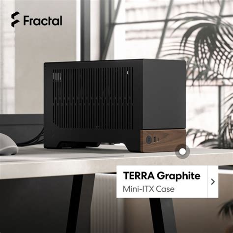 Fractal Design Terra Series Small Form Factor Itx Pc Case [graphite Silver Jade] Lazada