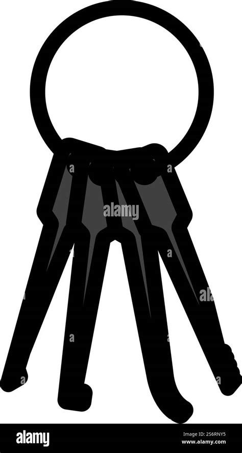 Lockpick Icon Editable Bold Outline With Color Fill Design Vector