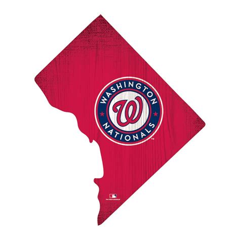 Fan Creations Washington Nationals 12 Logo State Sign Multicolor
