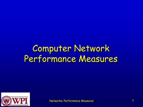 Ppt Computer Network Performance Measures Powerpoint Presentation