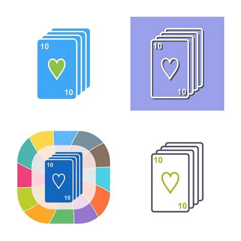 Deck Of Cards Vector Icon 34571836 Vector Art At Vecteezy