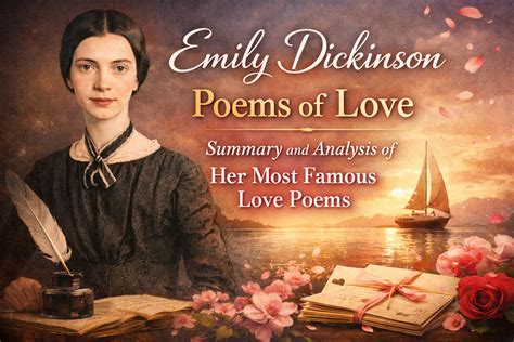 Emily Dickinsons Most Famous Love Poems Prosaists