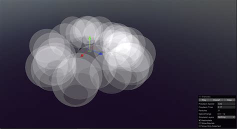 How Do I Make The Transparency Of The Particles Not To Overlap Runity3d