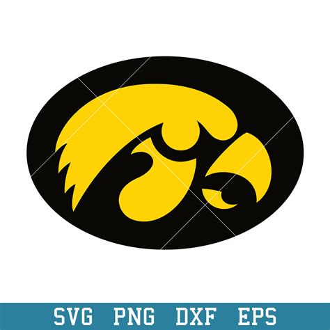 Iowa Hawkeyes Logo Svg Iowa Hawkeyes Svg Ncaa Svg Png Dxf Inspire
