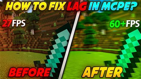 How To Fix LAG In Minecraft PE No Mods Resource Packs Easiest Method YouTube