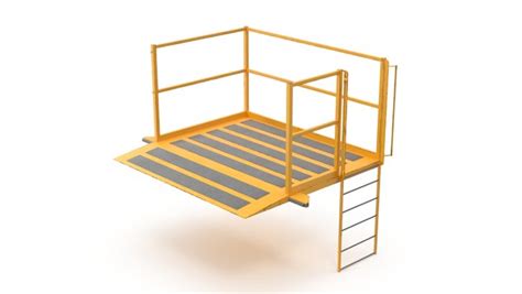 Lorry Loading Platform Model Turbosquid 1739533