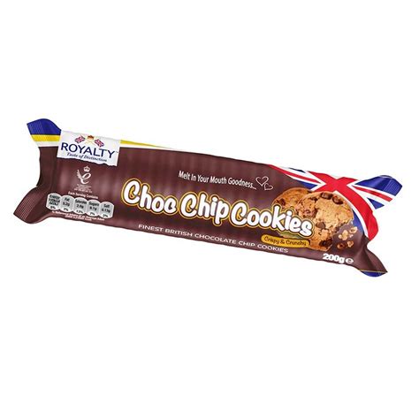 Royalty Choc Chip Cookies 200g Biscuits And Cookies