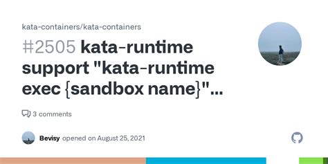 Kata Runtime Support Kata Runtime Exec Sandbox Name Or Add New Command Kata Runtime List