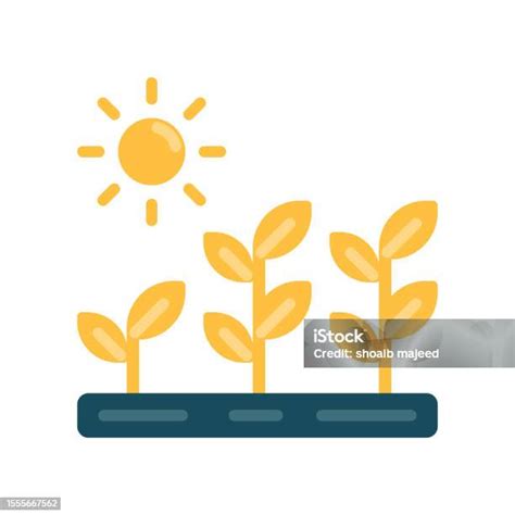 벡터 플랫 아이콘 디자인 그림을 자릅니다 자연과 생태 흰색 배경에 기호 Eps 10 파일 계절에 대한 스톡 벡터 아트 및 기타 이미지 계절 곡초류 관개 장비 Istock
