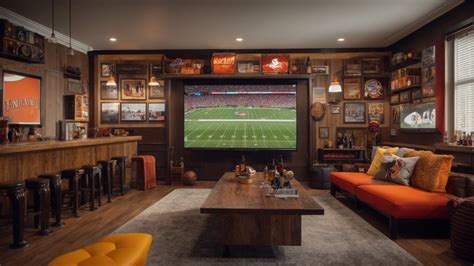 How To Create The Ultimate Sports Themed Man Cave Sanctuary Man Cave
