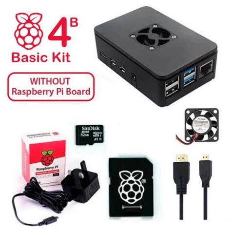 Raspberry Pi B Basic Kit UK Plug W O Raspberry Pi