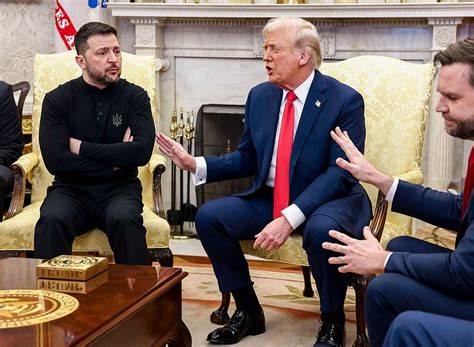 Trump Vance Castigate Zelensky In Tense Oval Office Meeting Houston