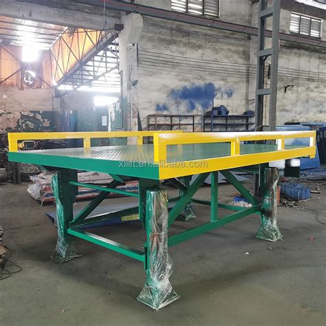 Hot Sale 12t Hydraulic Truck Container Stationary Dock Leveler Loading