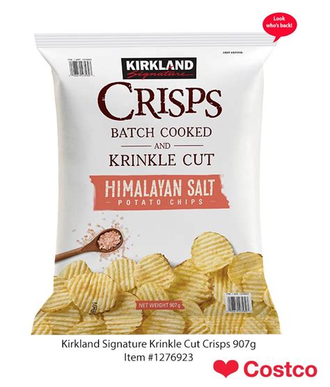 Kirkland Signature Krinkle Cut Kettle Chips Himalayan 44 Off