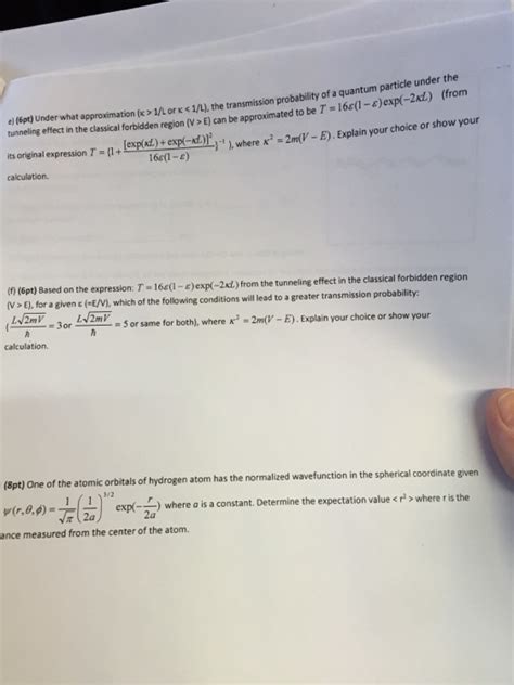 Solved Under What Approximation K L Or K