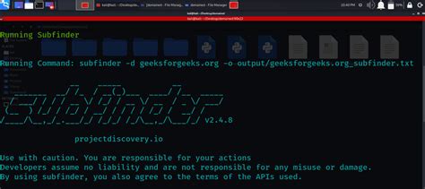 Domained Multi Tool Subdomain Enumeration Suite On Kali Linux GeeksforGeeks