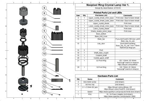 Free Lighting And Lamps Stl Download Modular Neopixel Ring Lampby Smt M 🦊