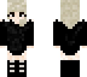 Blonde Goth Minecraft Skins
