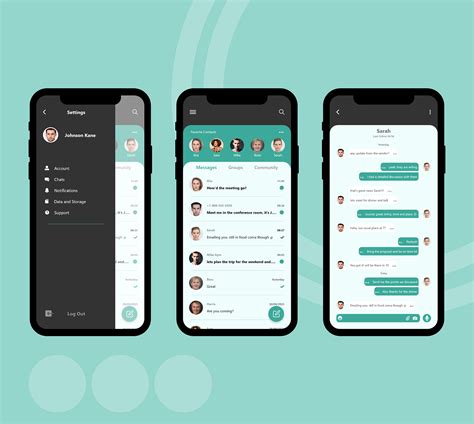 Messaging App On Behance