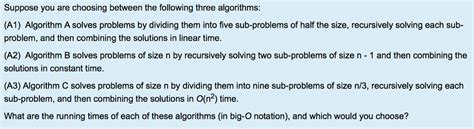 Solved Suppose You Are Choosing Between The Following Three Chegg