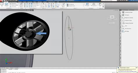 AutoCAD 2012 การใชคำสง Sweep Comand เขยนลอ3D Graphic Cad Draiwng